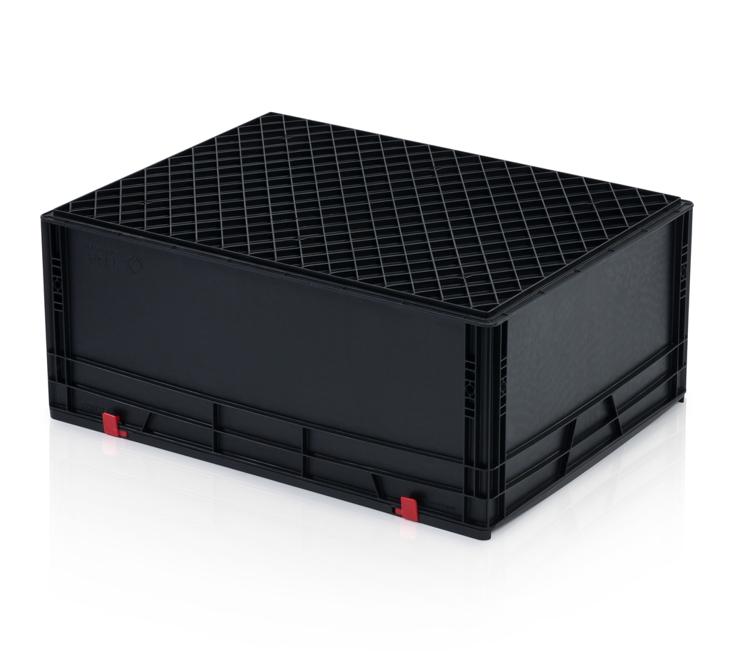 ESD Euro prepravky s vekom 80x60x33,5 cm | TBA Plastové obaly s.r.o.